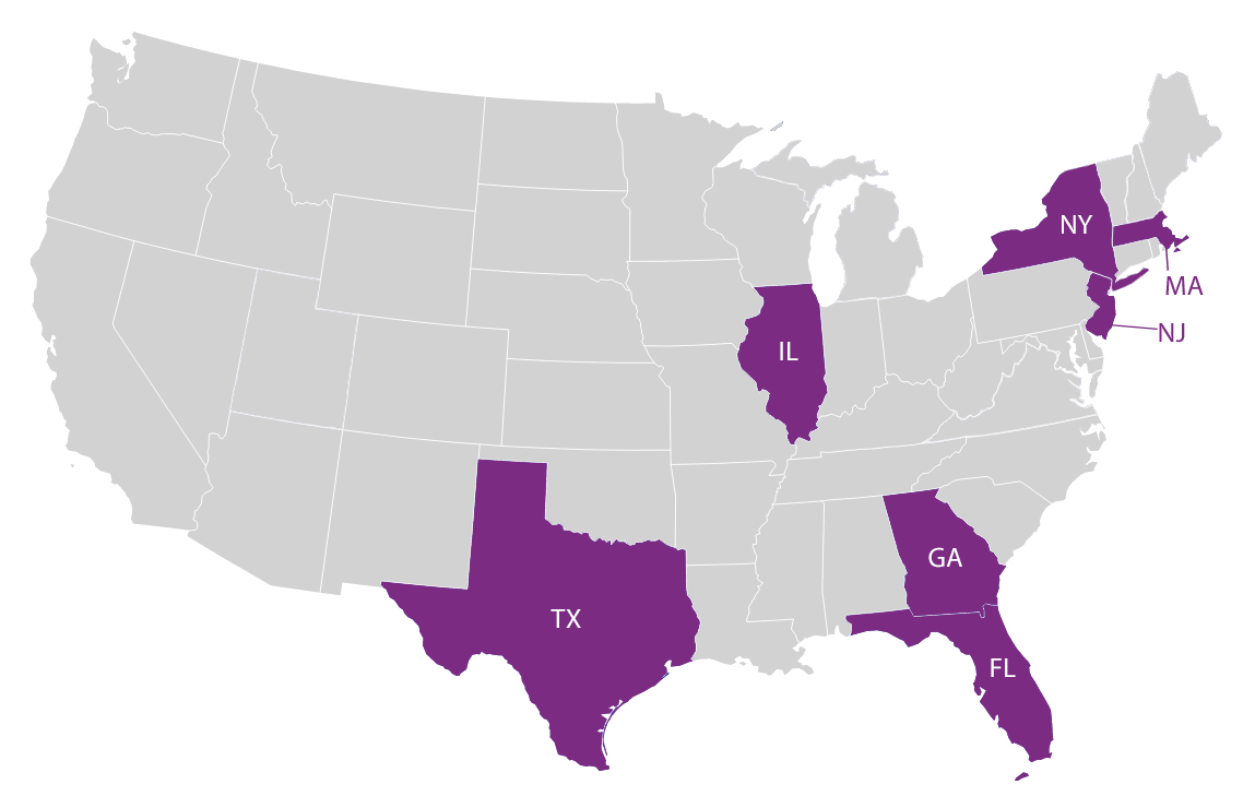 USA Fibroid Centers Locations throughout the U.S.